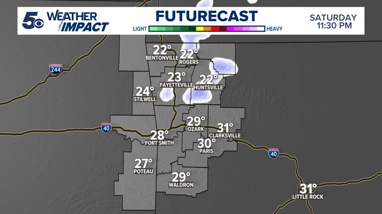 Arctic weather on its way to Arkansas | Weather Impact Alert ...