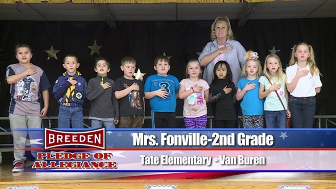 Tate Elementary, Van Buren – Mrs. Fonville – 2nd Grade | 5newsonline.com