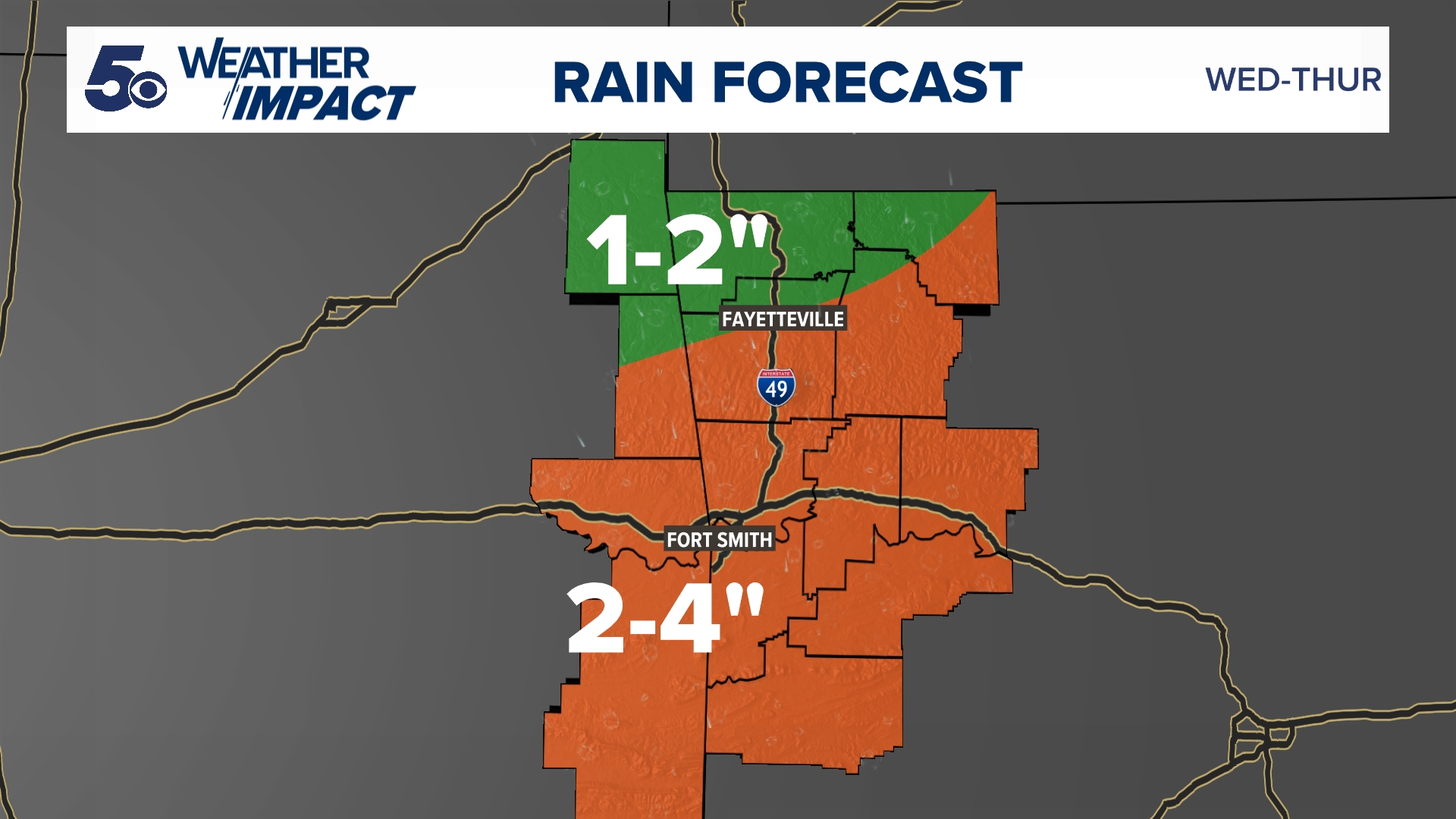 Widespread rain increasingly likely late week | 5newsonline.com
