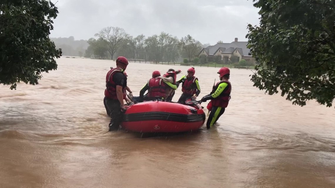 Woman Swept Away In Flash Flooding Rescued South Of Cave Springs