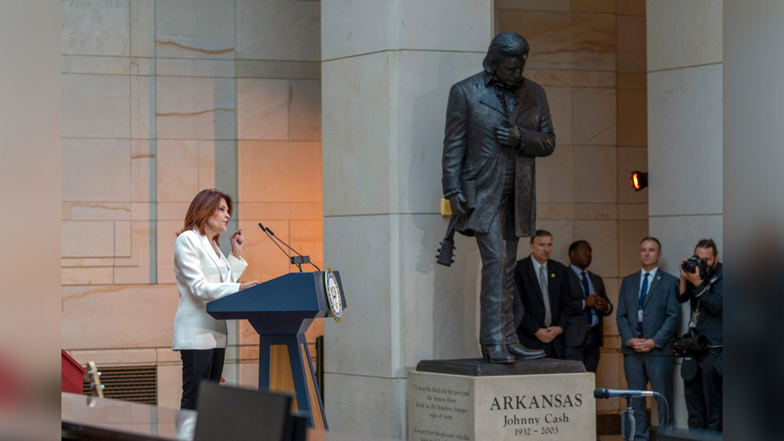 Johnny Cash statue unveiled at US Capitol | 5newsonline.com