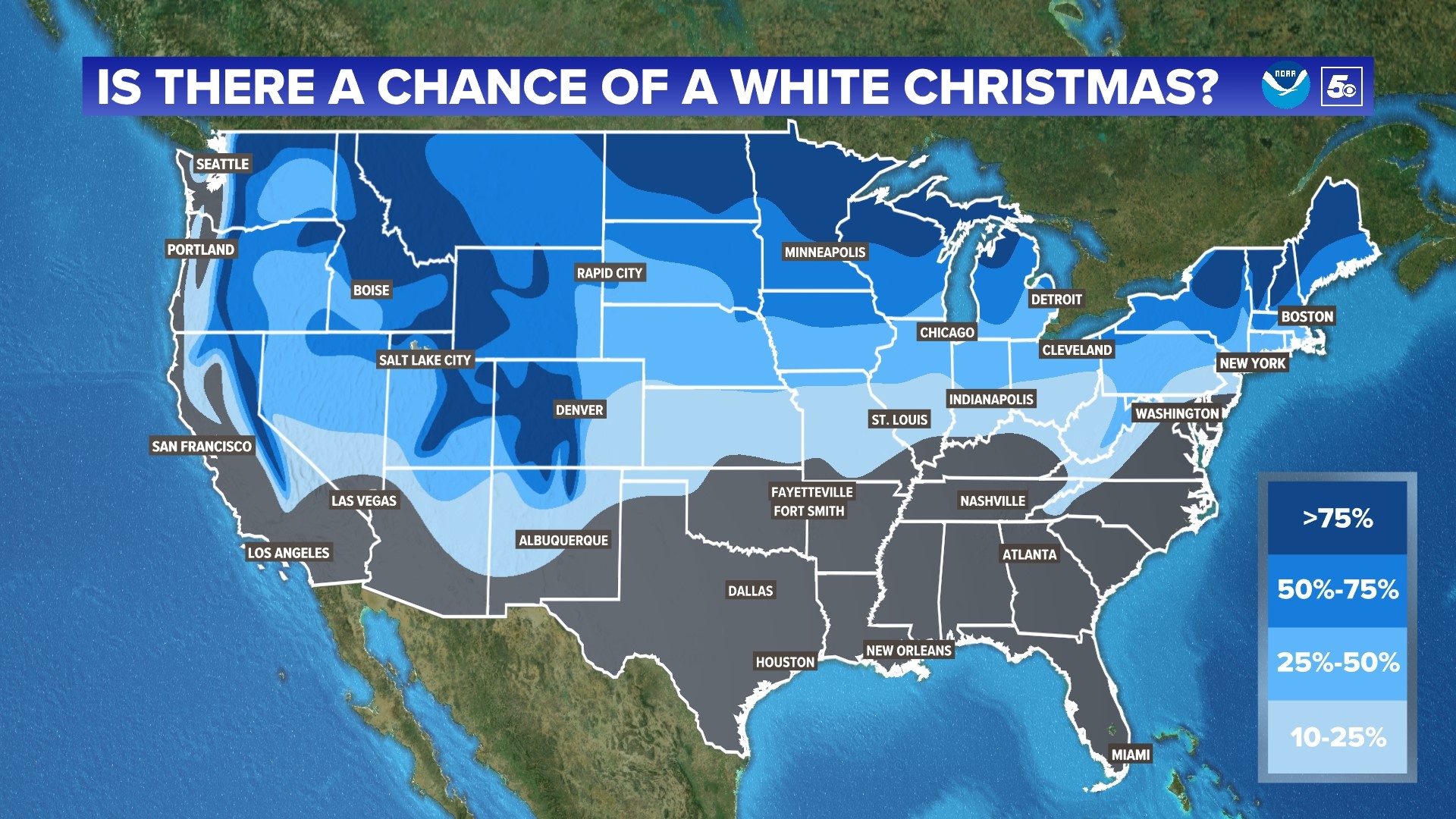 What is your chance for a white Christmas? | 5newsonline.com