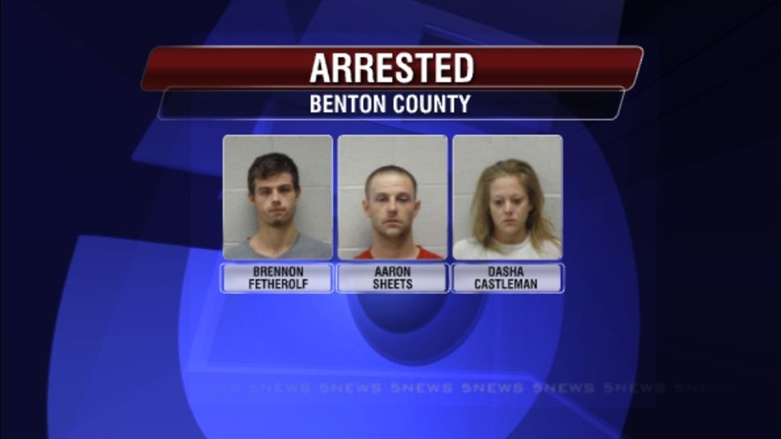 Three Arrested After Deputies Find Meth, Defaced Firearm | 5newsonline.com