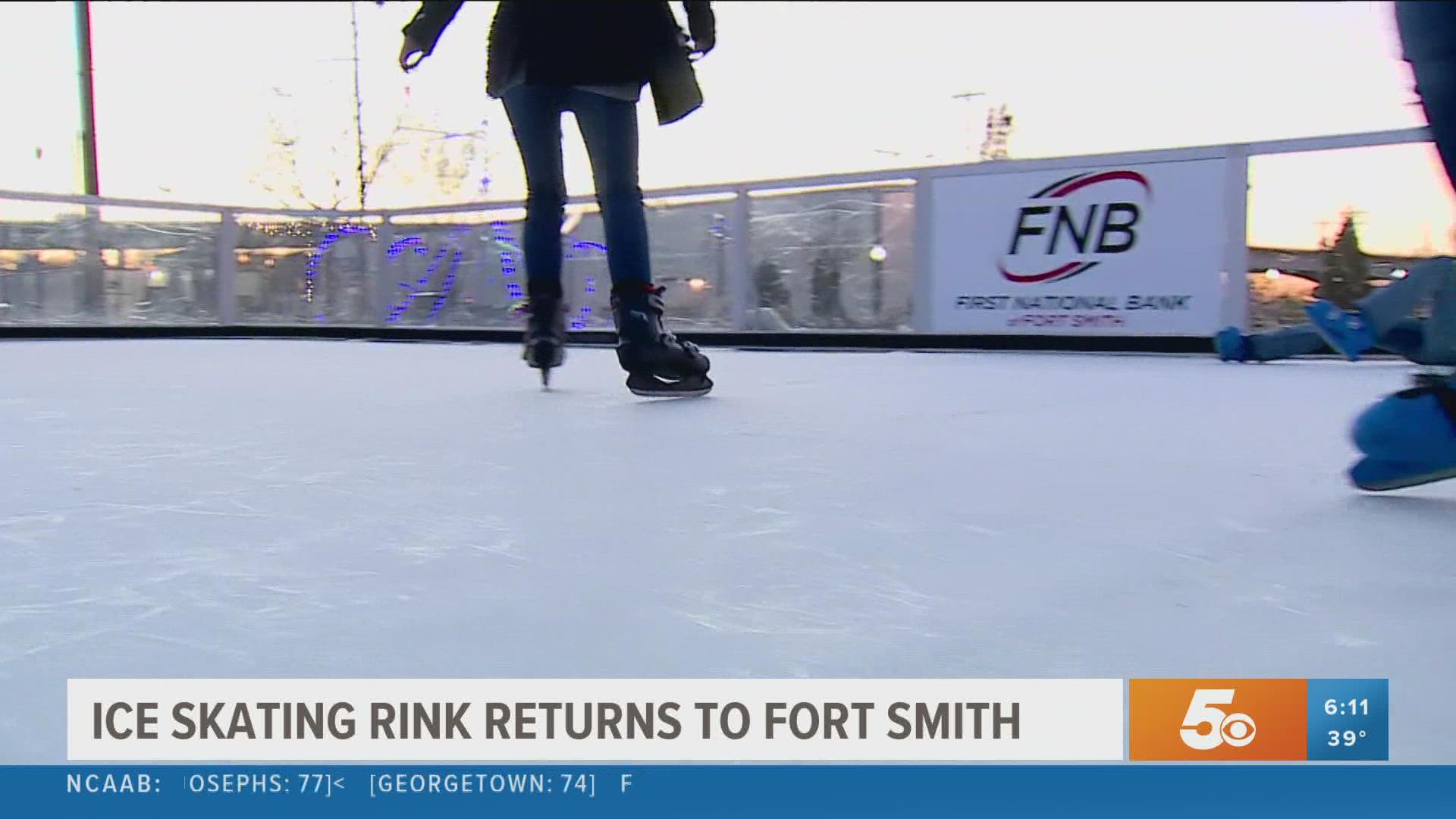 Free skate day at downtown skating rink in Fort Smith | 5newsonline.com