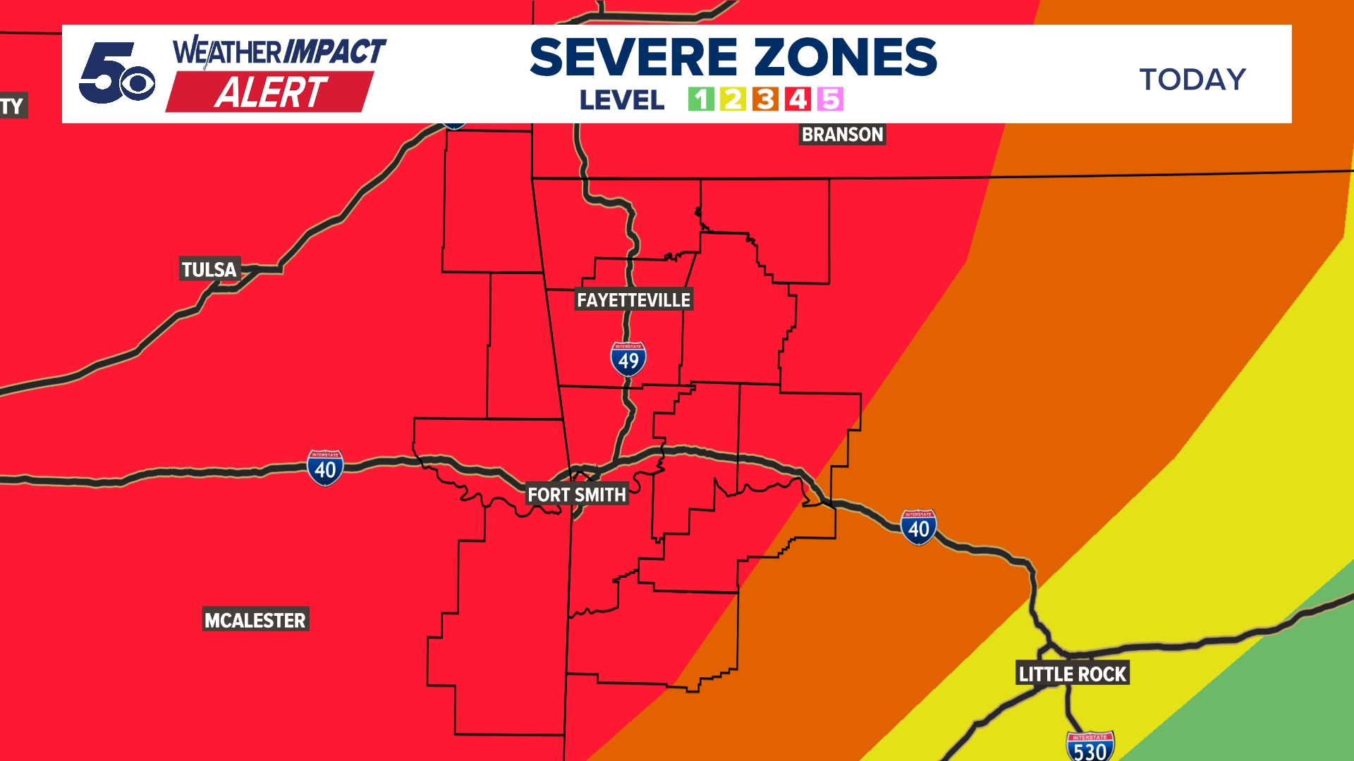 Severe storms forecasted in Arkansas for the upcoming days ...