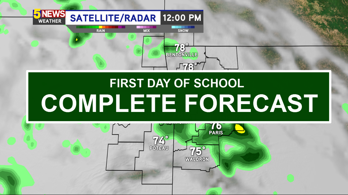 First Day Of School Complete Forecast | 5newsonline.com