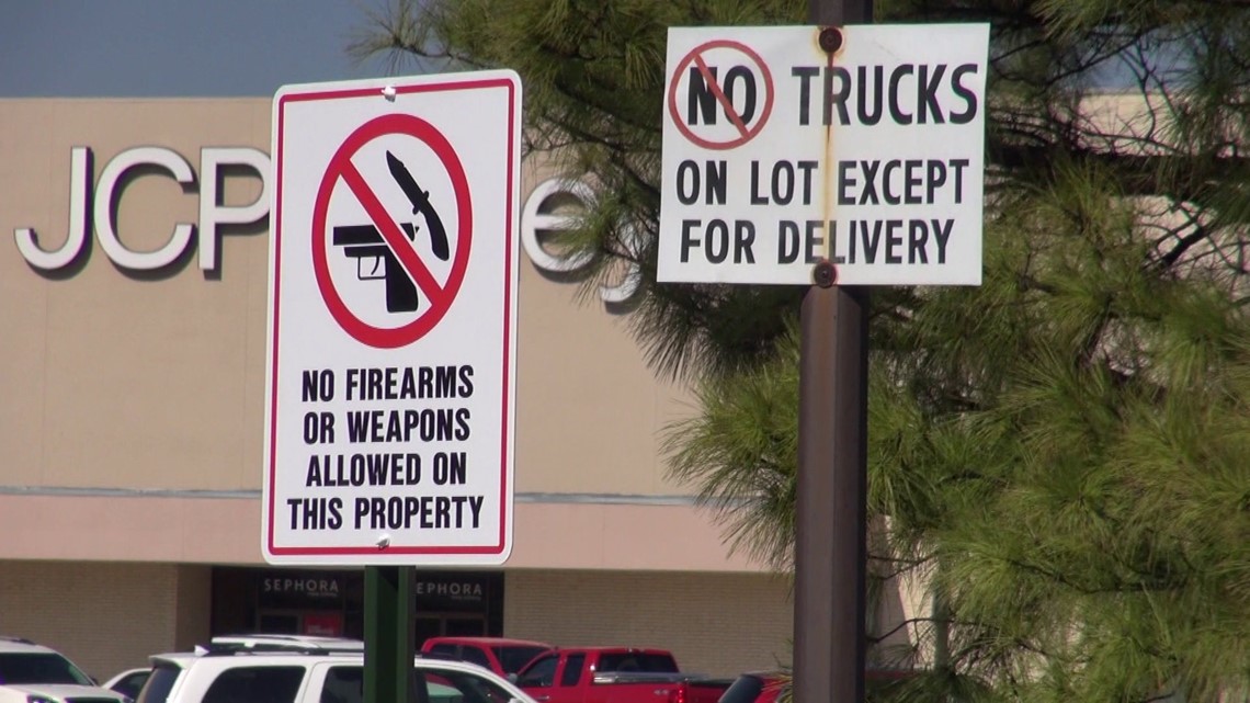 Central Mall Reinforces Firearm, Weapon Policy With Outdoor Signs ...