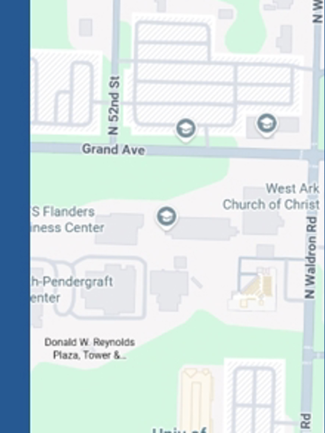 Downed tree blocking traffic near Waldron Road and Grand Avenue, Fort ...