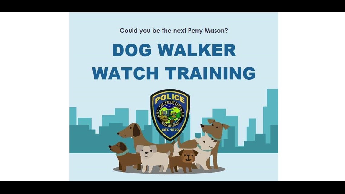 Fayetteville Police Department Offers Free ‘Dog Walker Watch Training ...