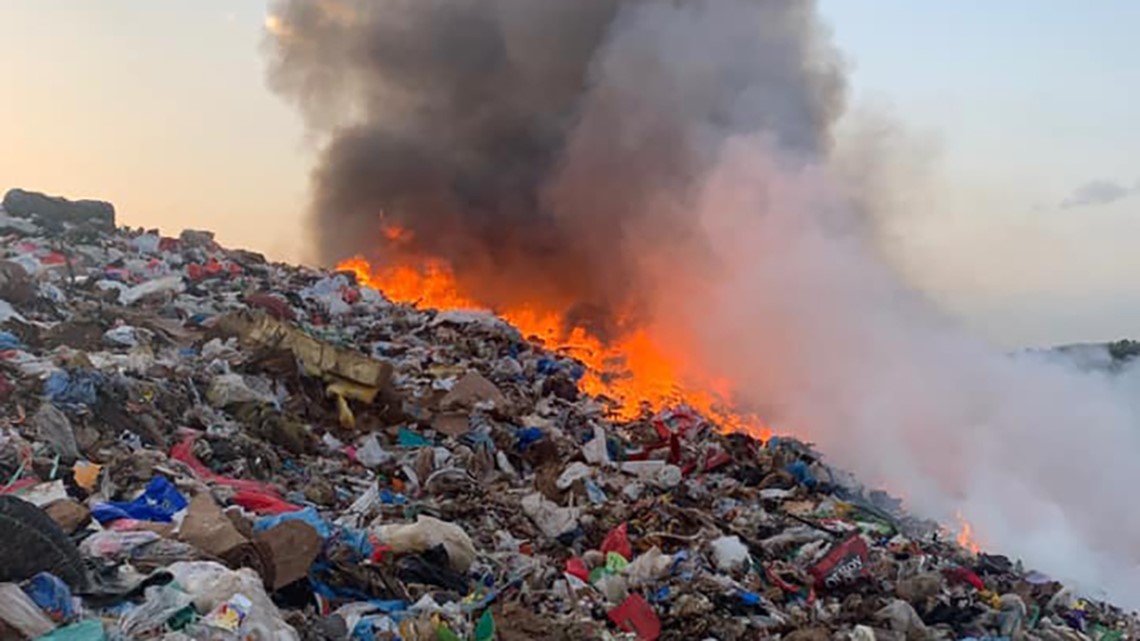 Multiple crews work to extinguish Waste Management fire | 5newsonline.com Multiple crews work to extinguish Waste Management fire | 5newsonline.com