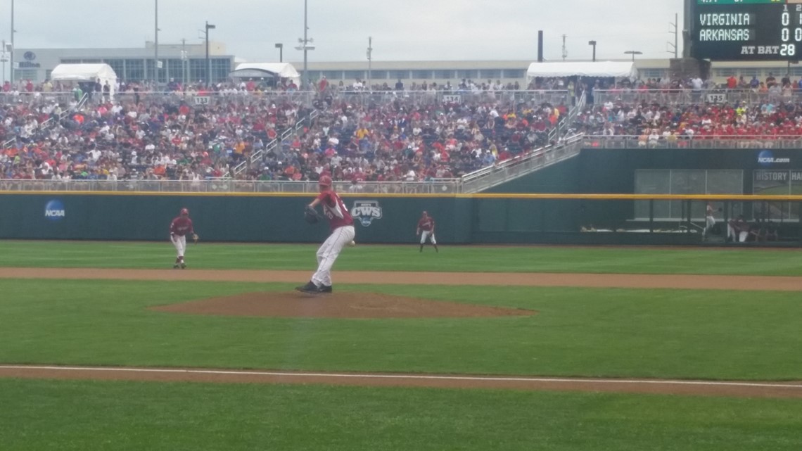 Razorbacks Fall To Virginia In Opening Round Of College World Series ...