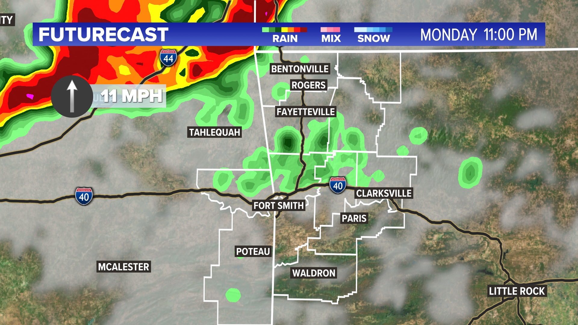 What to expect as multiple rounds of storms roll into Arkansas ...
