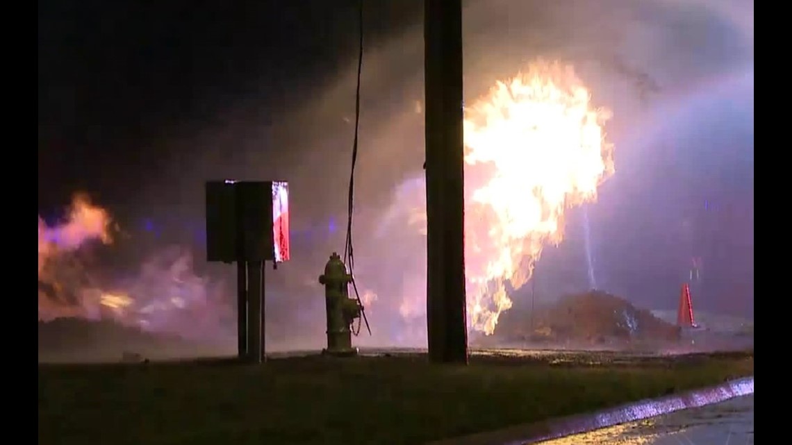 Rogers FD: Gas Leak Fire Caused By Inappropriate Backhoe Use ...