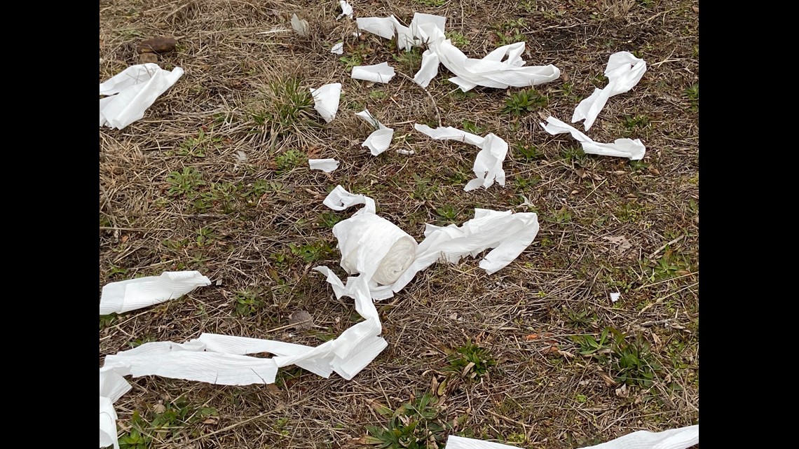 Dozens of toilet paper rolls found dumped alongside I-49 | 5newsonline.com