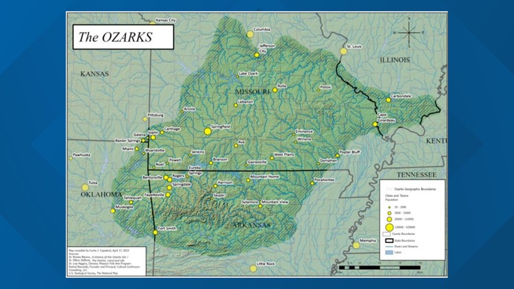New map of the Ozark goes all the way to Illinois | 5newsonline.com