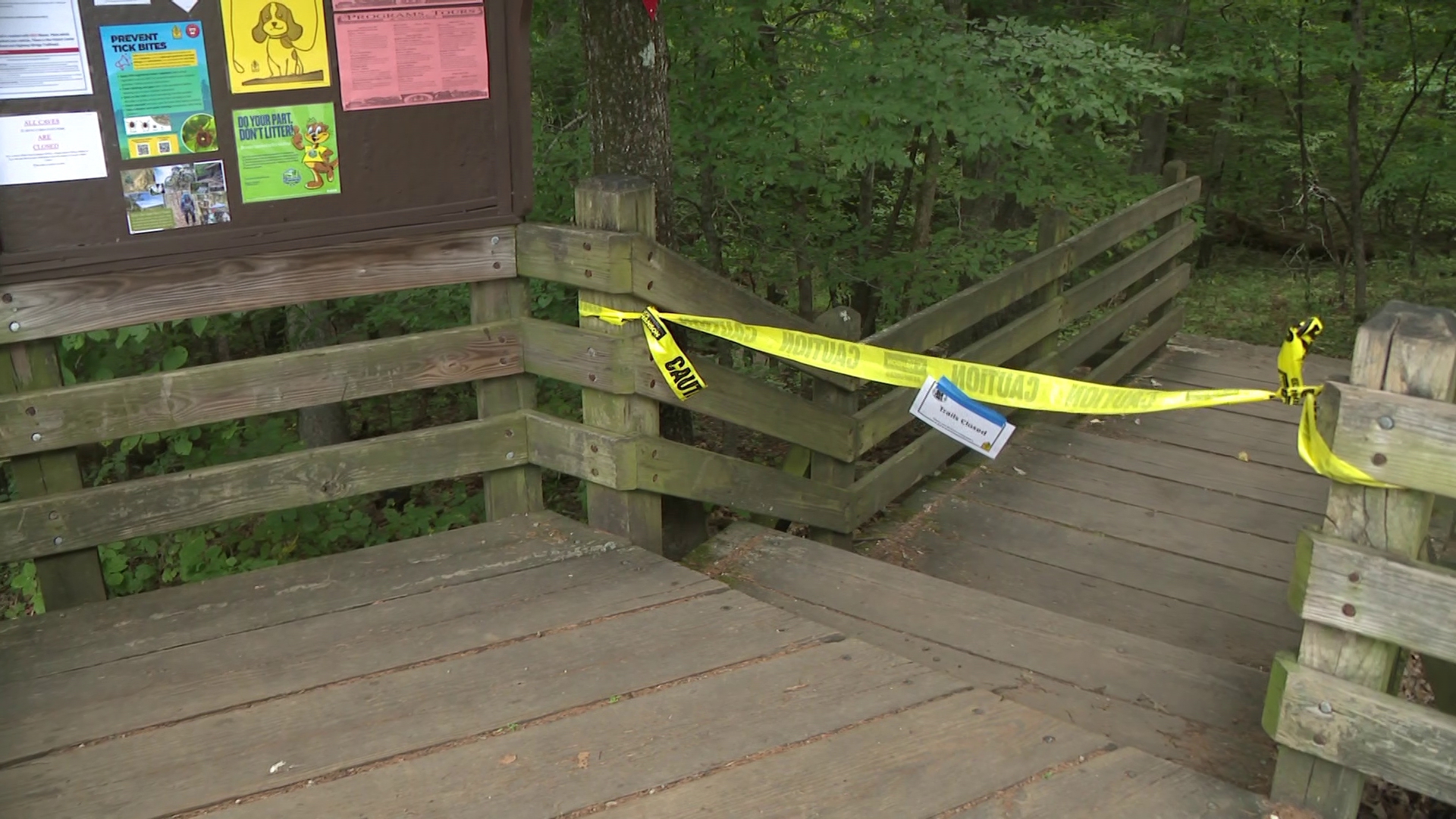 All trails closed at Devil's Den until further notice | 5newsonline.com