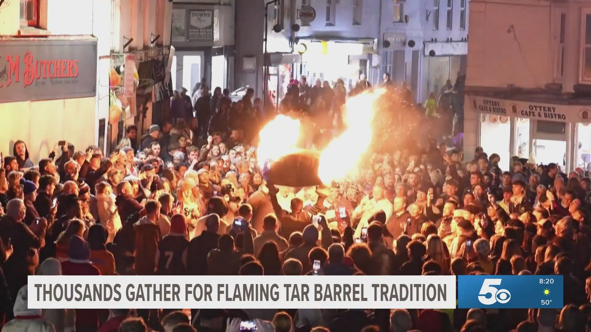 Daily Brew | Thousands gather for flaming tar barrel tradition ...