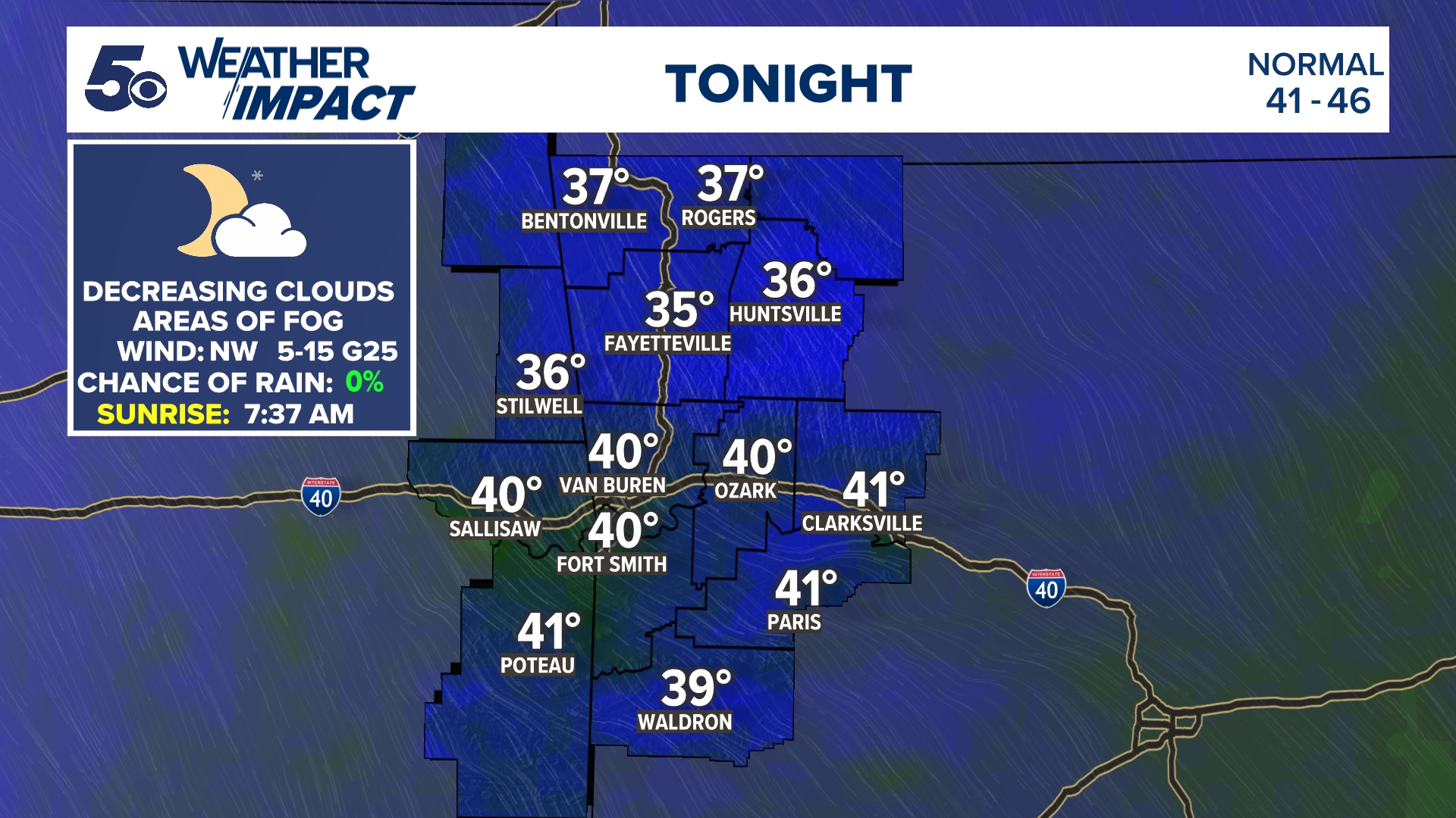 5NEWS Daily Weather Forecast | 5newsonline.com