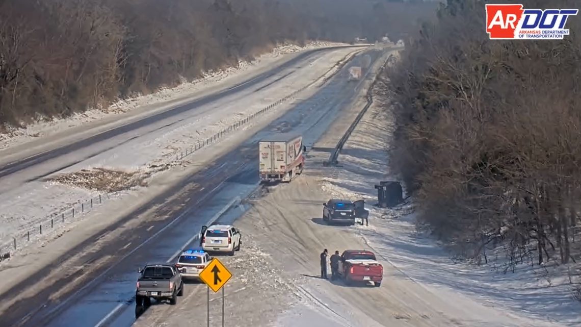 ARDOT prioritizes I-540 and I-40 in cleanup efforts Tuesday ...