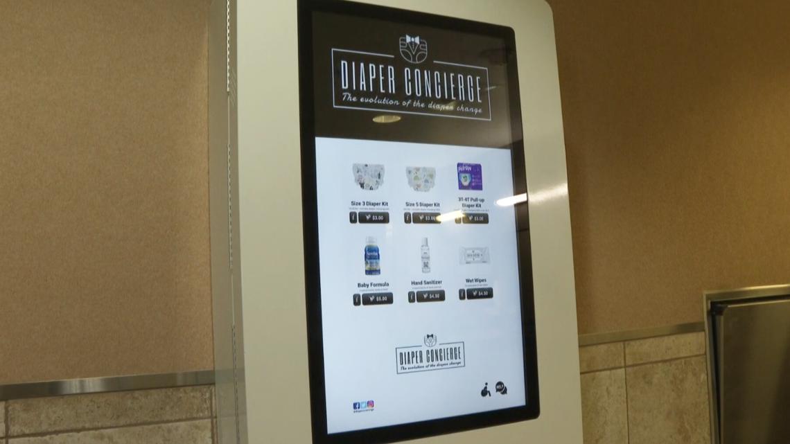 Diaper vending machine eases travel at Northwest Arkansas National ...