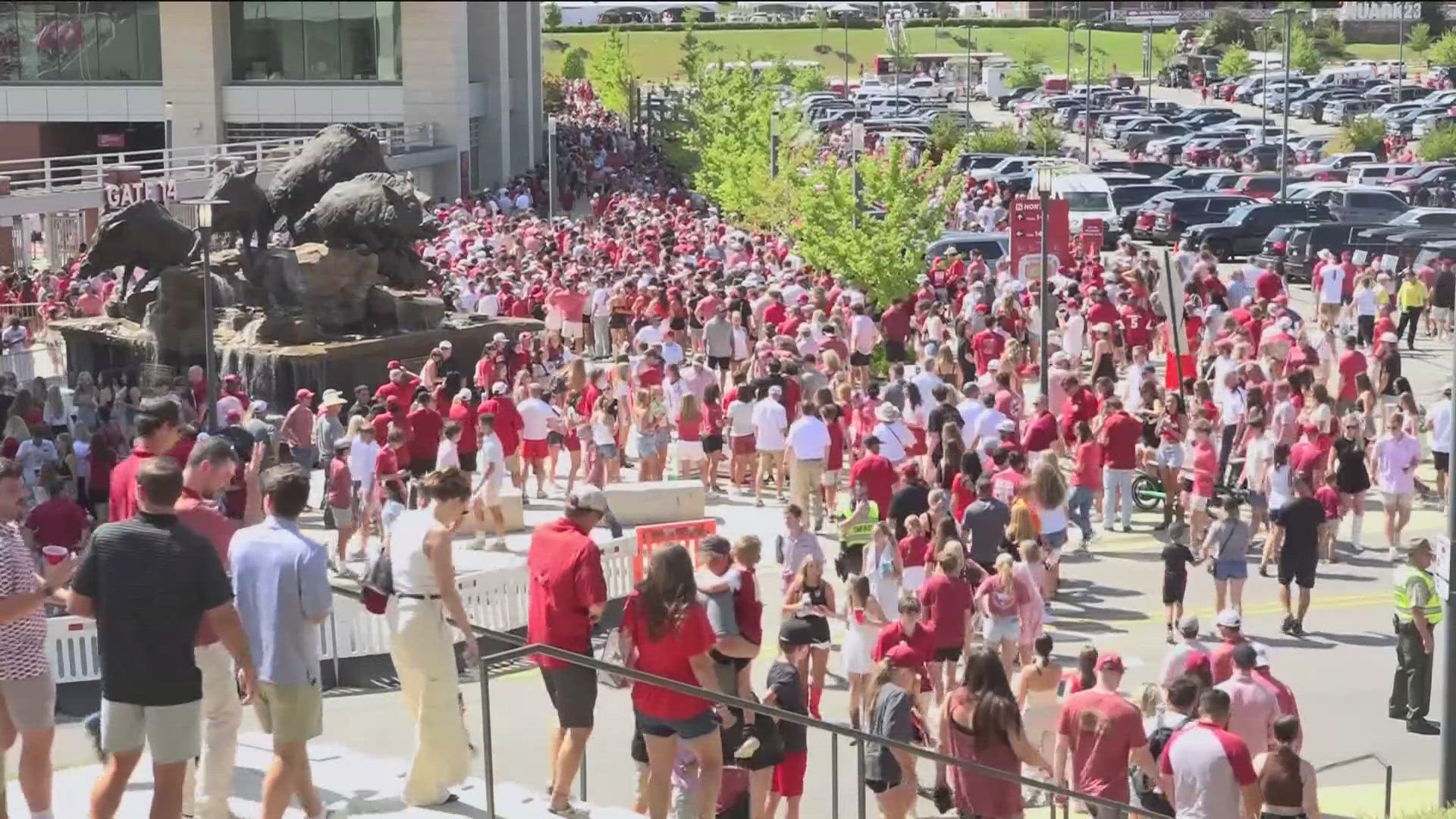 Arkansas fans encouraged to plan ahead for game day safety ...