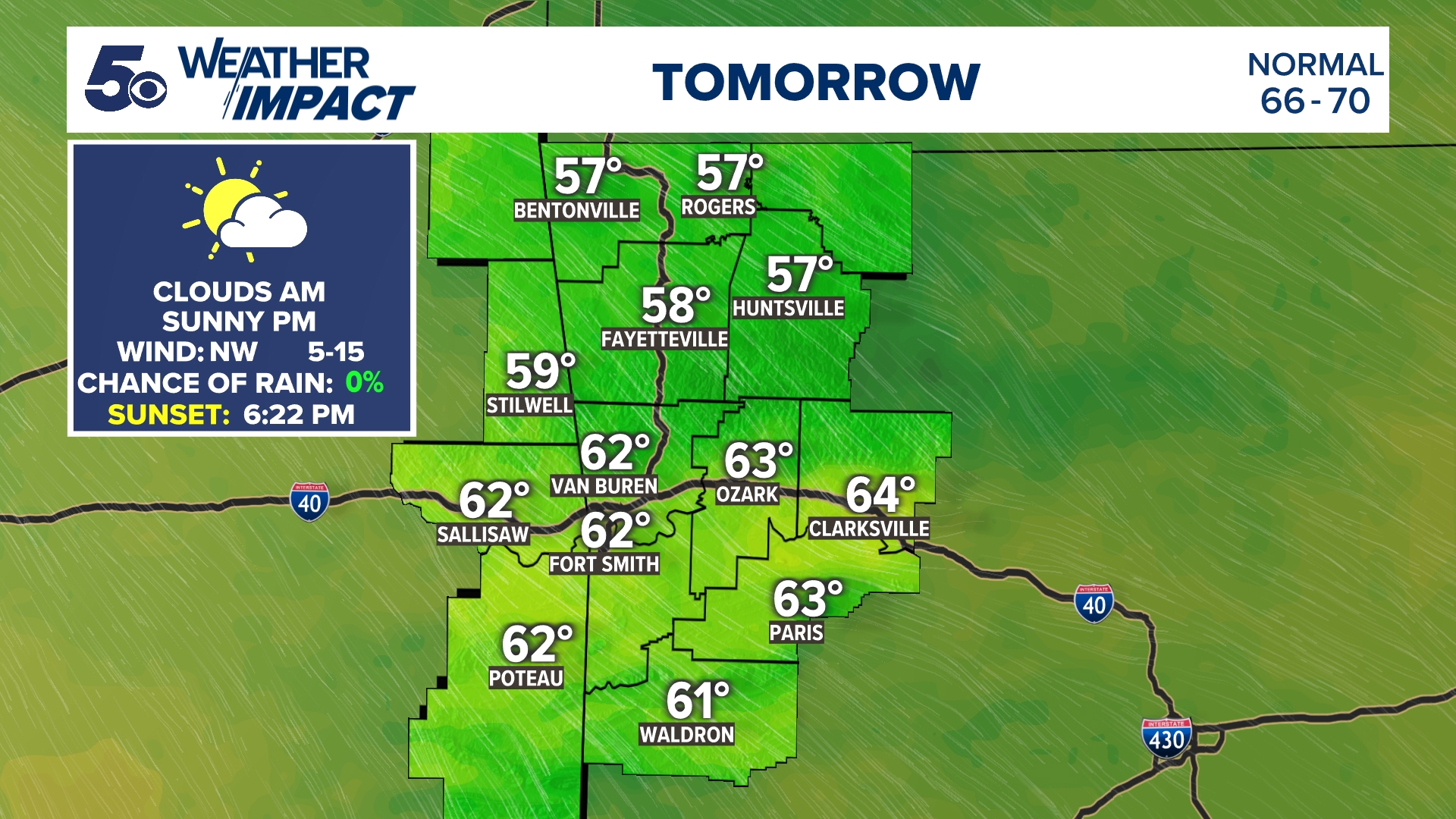 5NEWS Daily Weather Forecast | 5newsonline.com