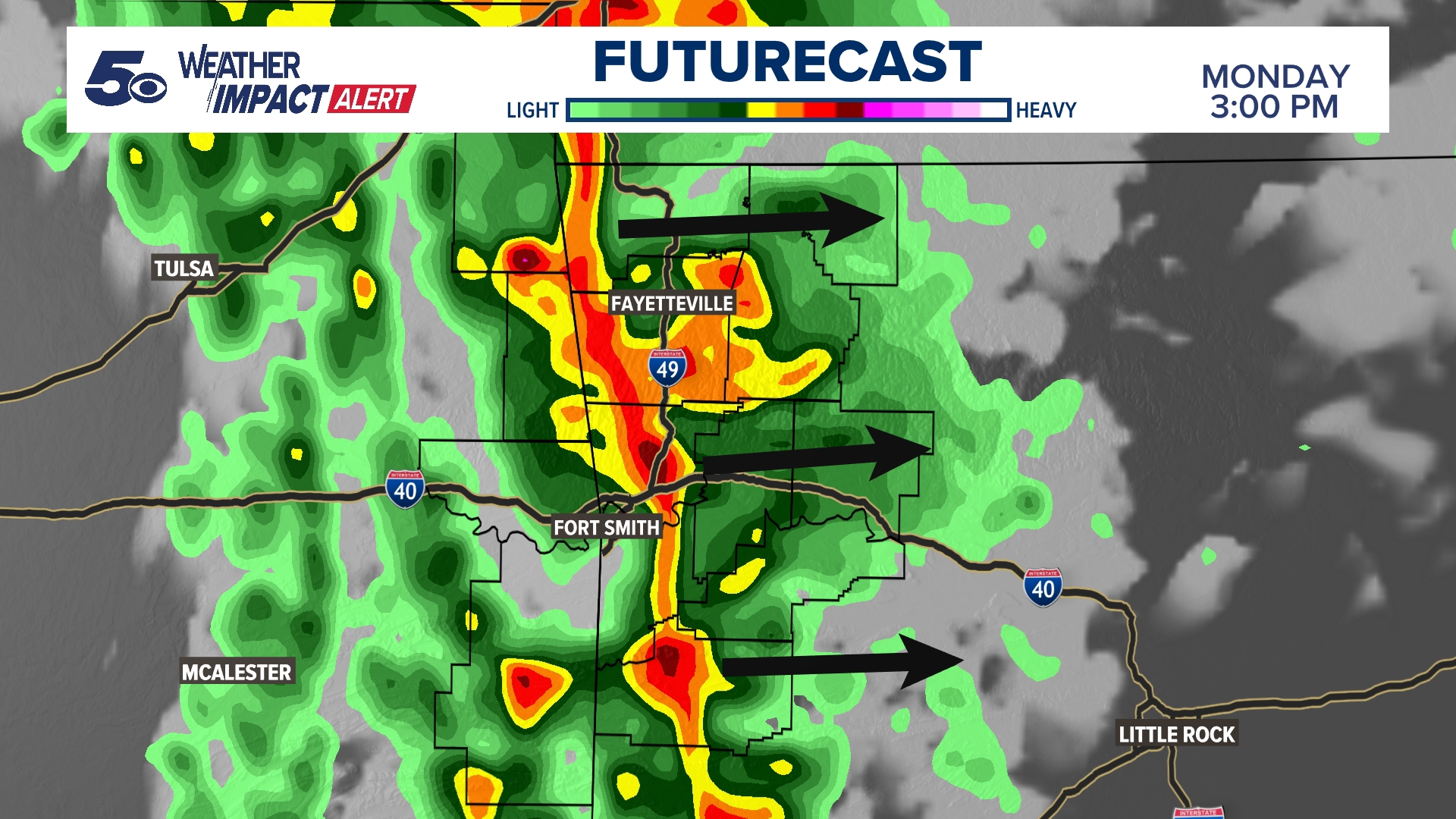 Severe weather risk possible for Monday | 5newsonline.com