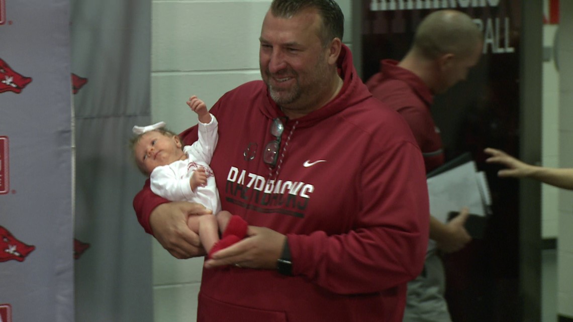 FULL INTERVIEW: Bret Bielema Introduces Daughter Briella To Media ...