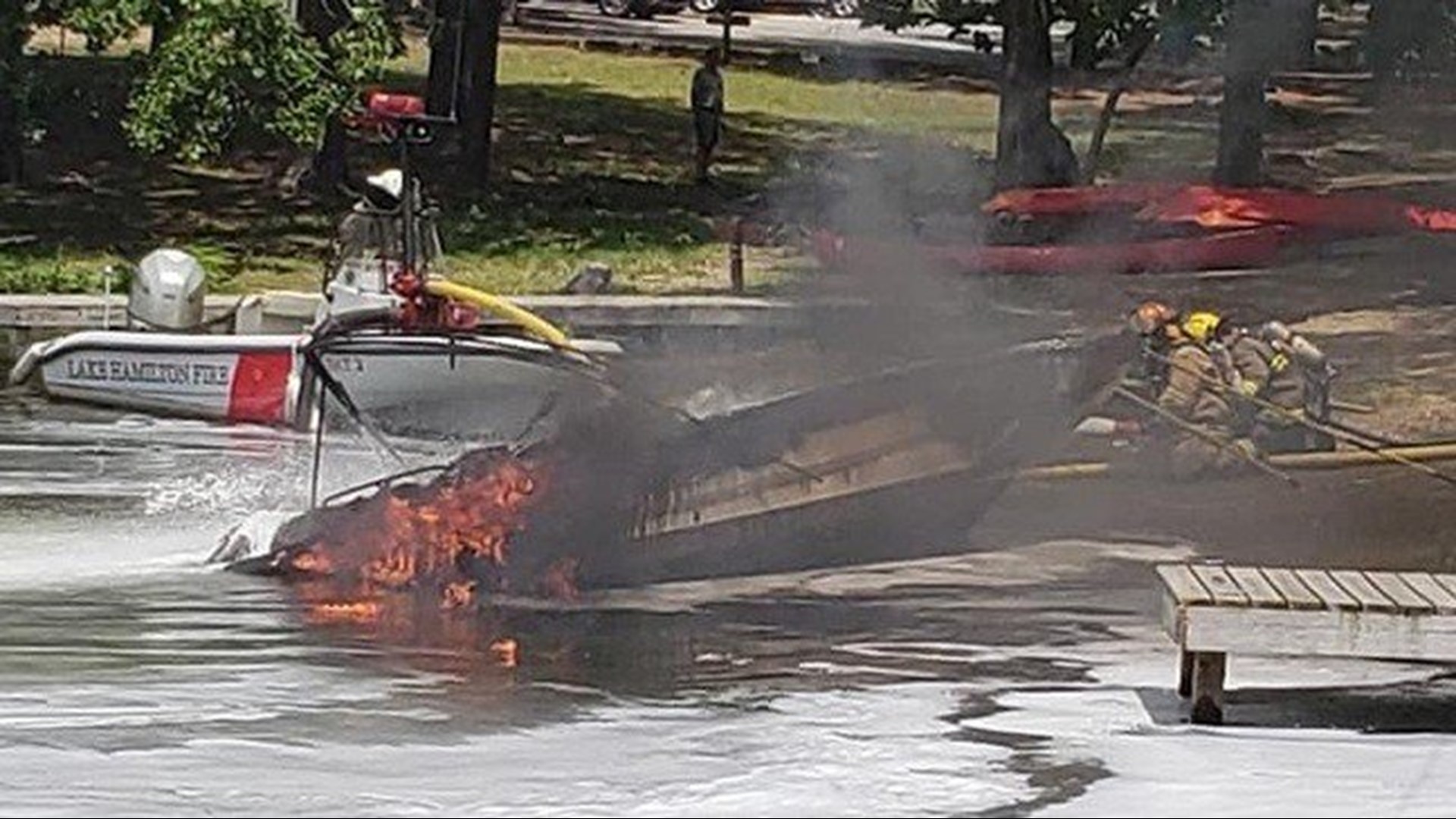 Boat Explodes On Lake Catherine In Hot Springs; 7 Hurt | 5newsonline.com