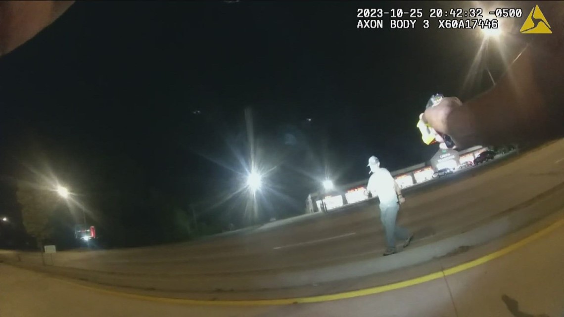 Body cam footage shows Michael Fairburn threatening officers | 5newsonline.com