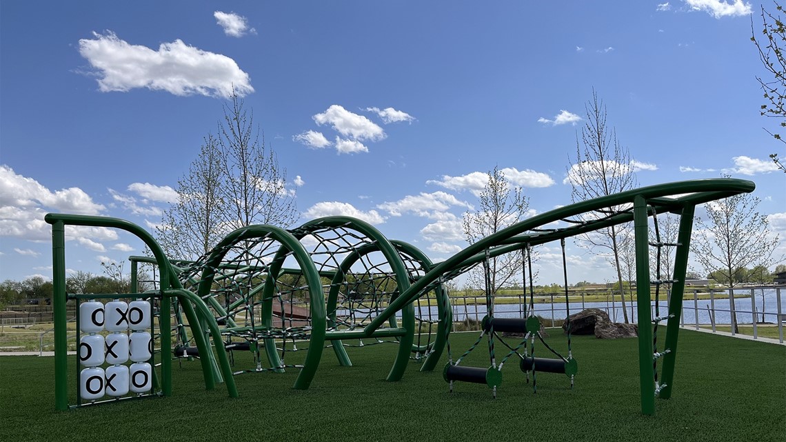 Airplane-shaped playground at Osage Park in Bentonville | 5newsonline.com