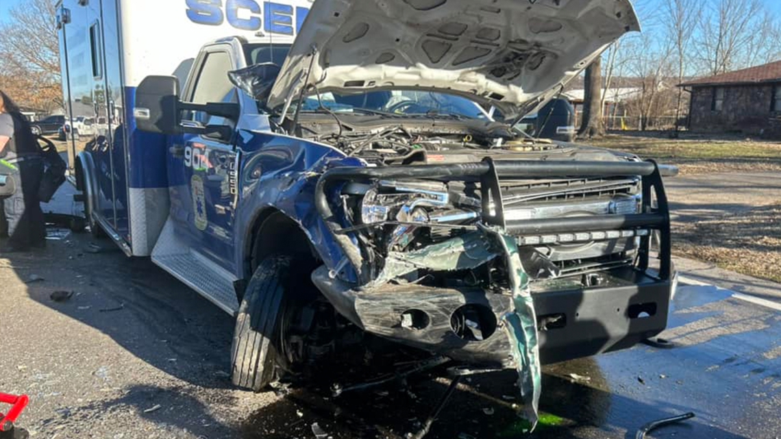 Sebastian County EMS unit involved in head-on collision | 5newsonline.com