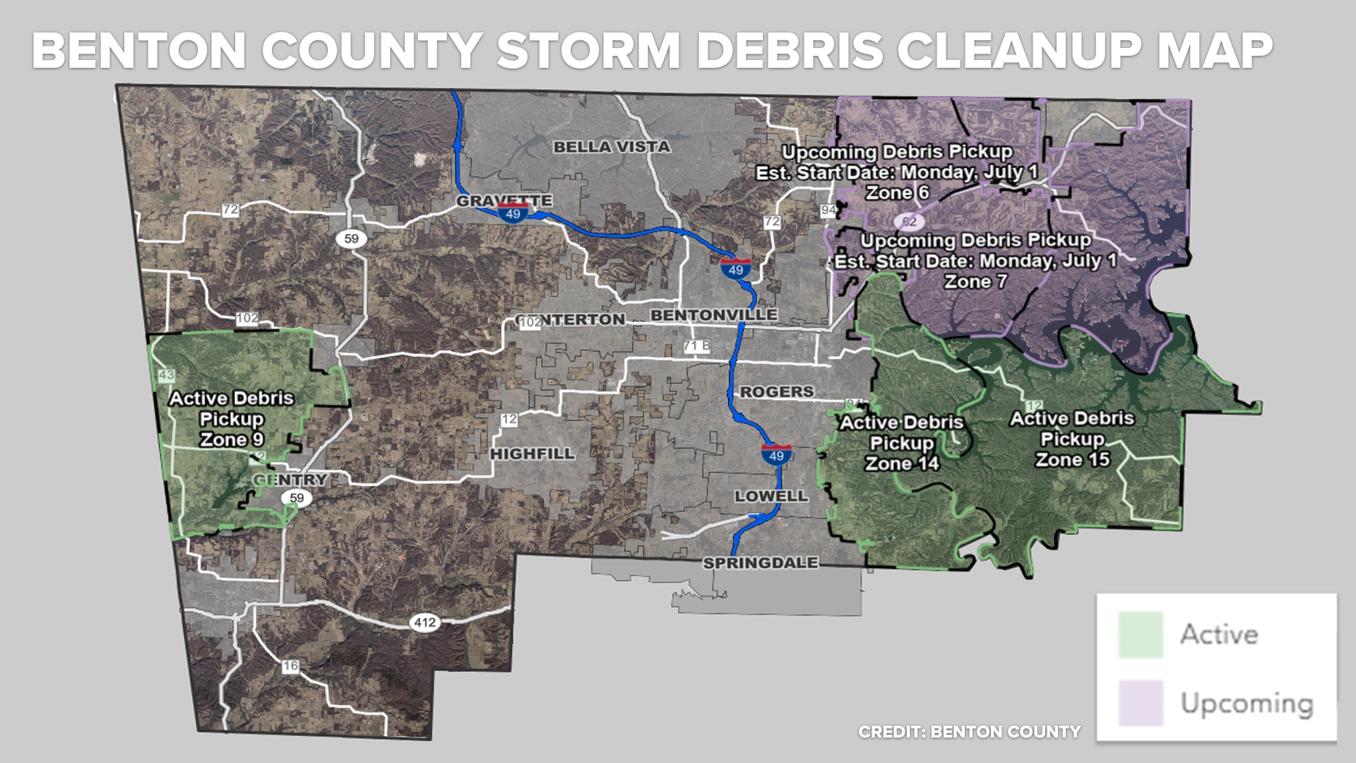 Map: Benton County schedule for storm debris pickup | 5newsonline.com