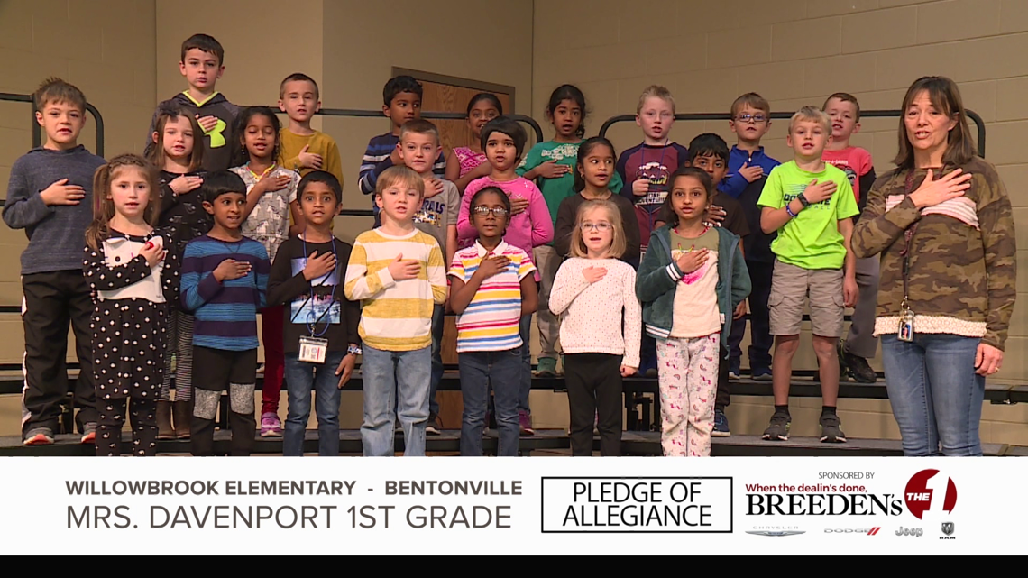 Mrs. Davenport 1st Grade Willowbrook Elementary, Bentonville | 5newsonline.com