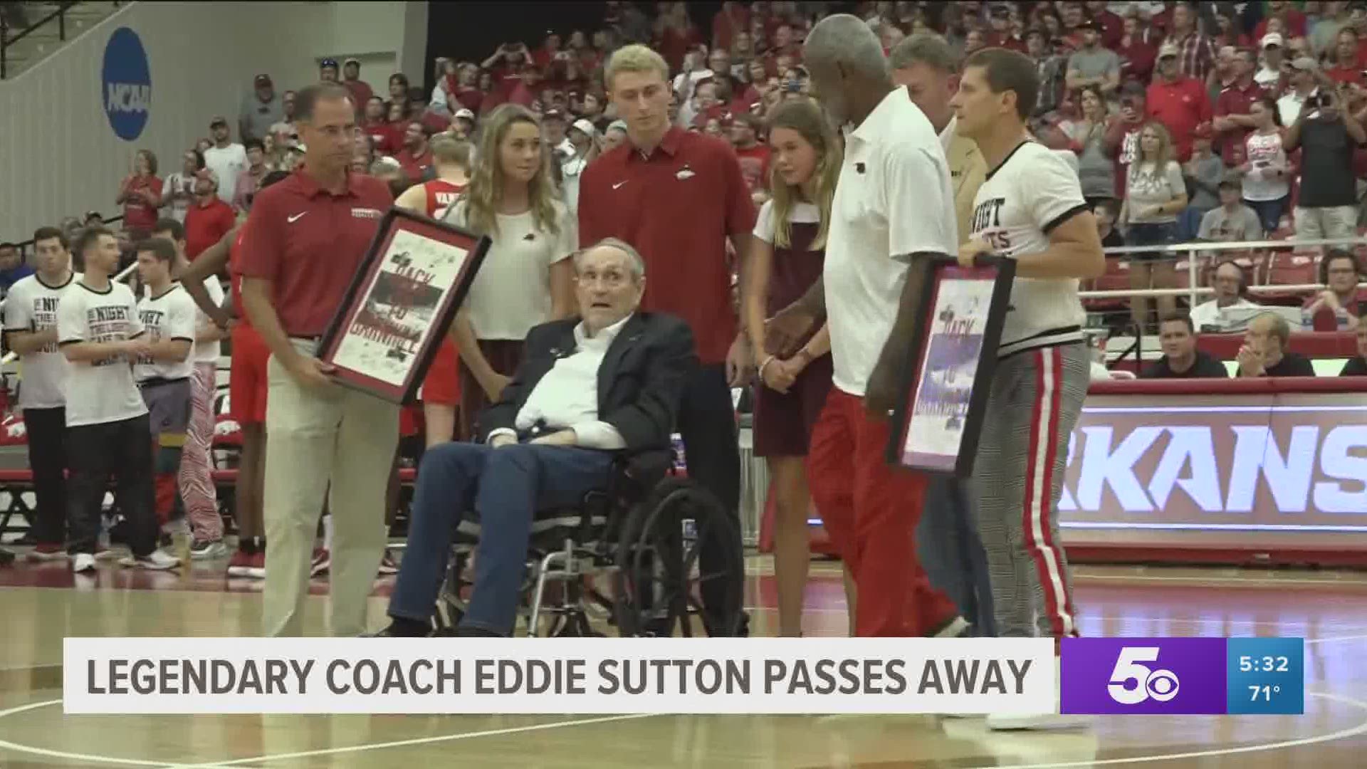 Hall of fame coach Eddie Sutton dies at 84 | 5newsonline.com