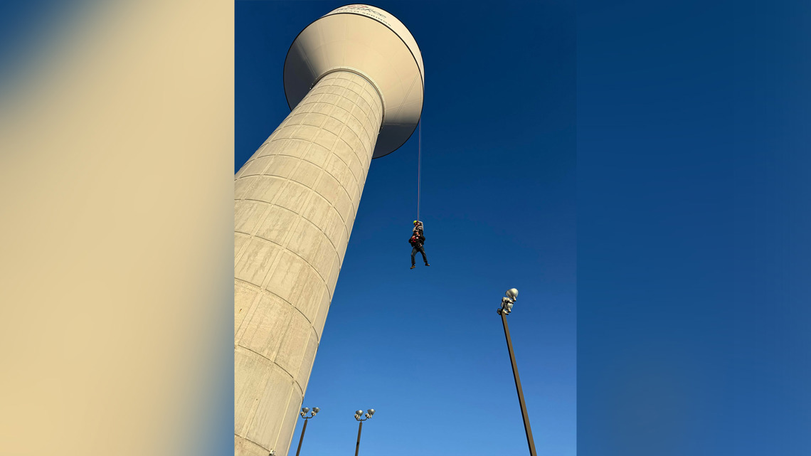 Fire department saves individual working on water tower in West Siloam ...