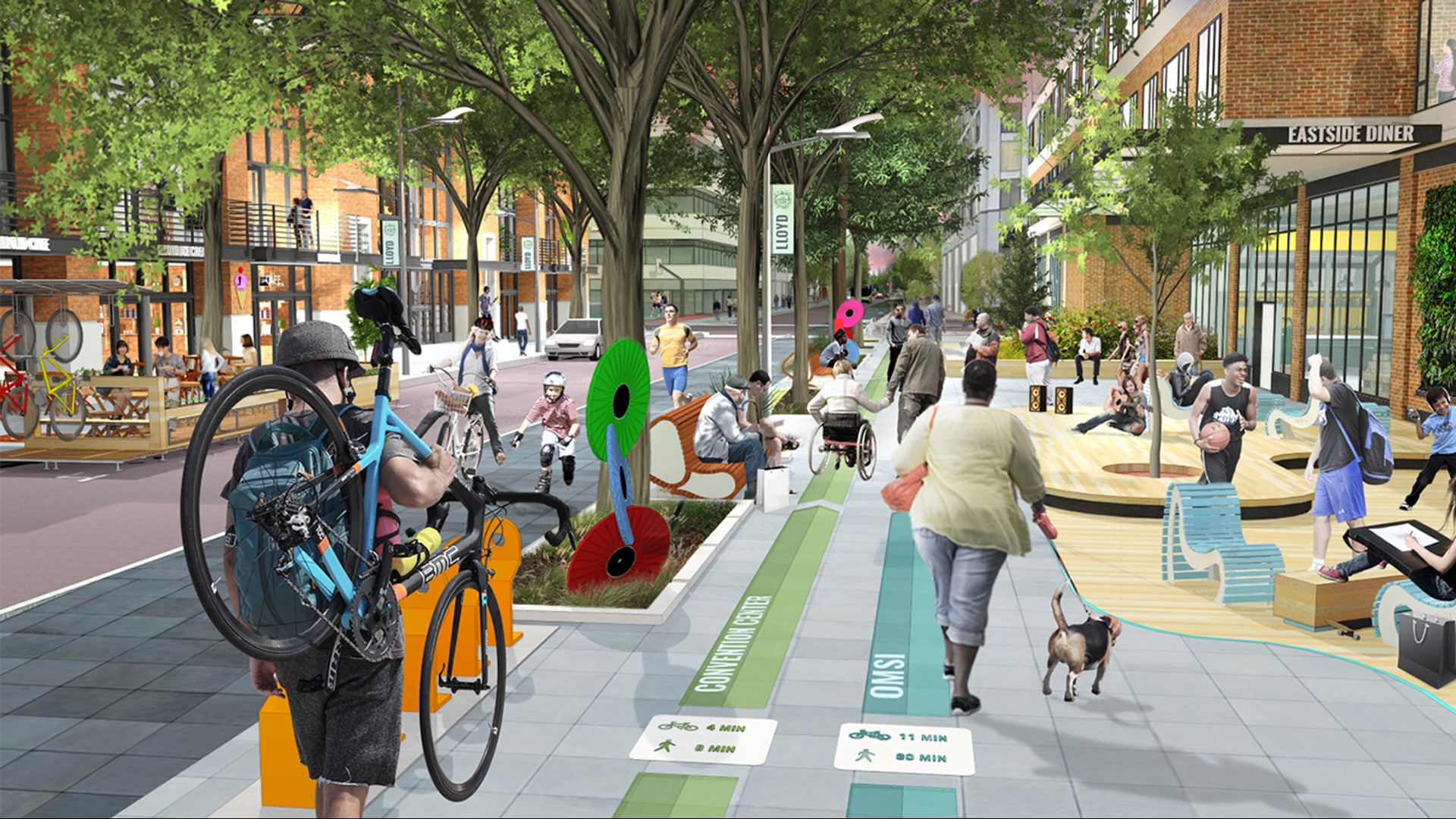 City council approves development plan that includes Green Loop park ...