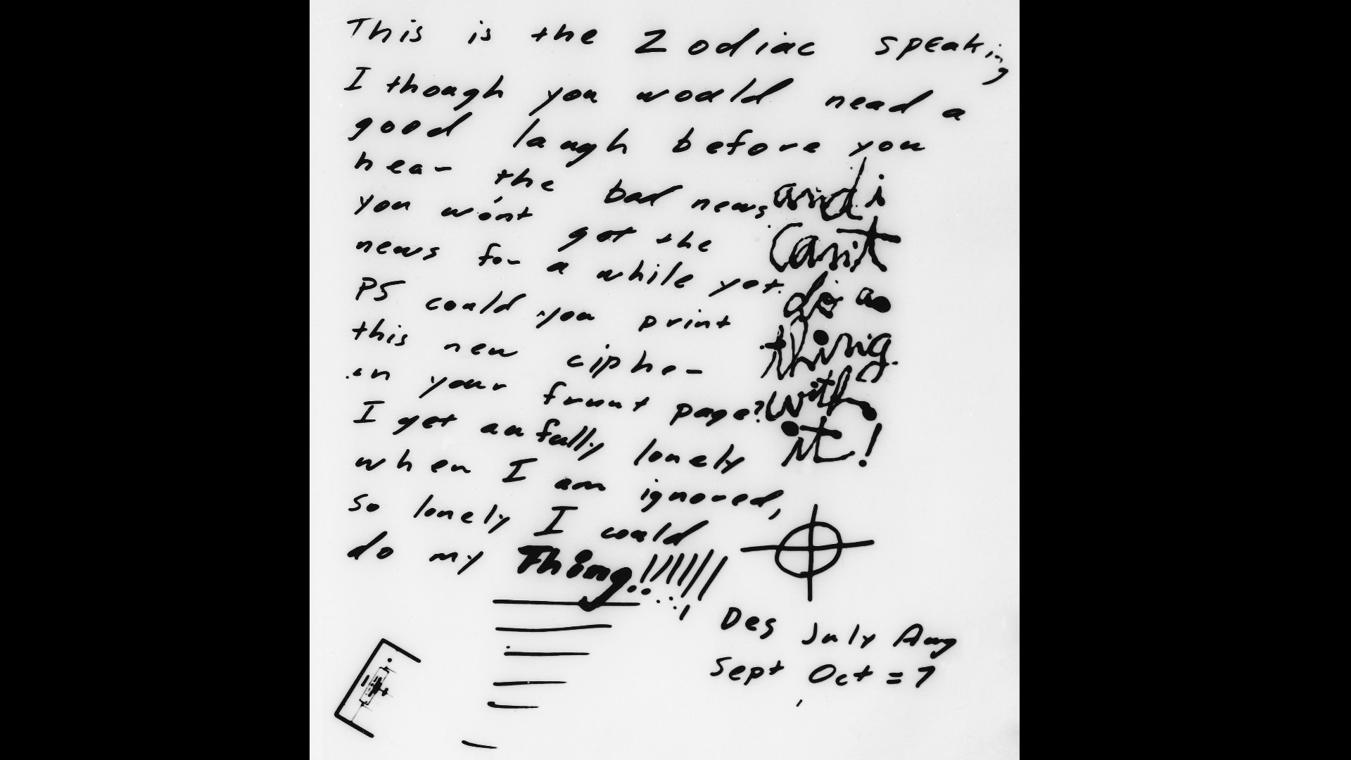 The final Zodiac Killer cipher has been cracked after more than 50 ...
