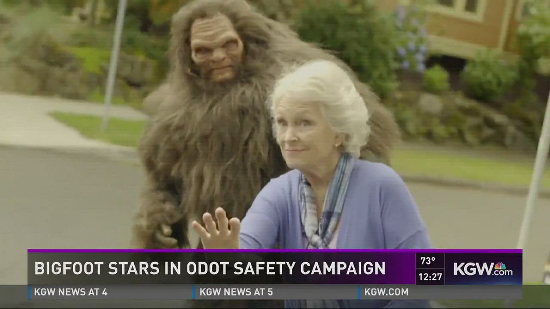 Portland couple creates Sasquatch character in PSA | wthr.com