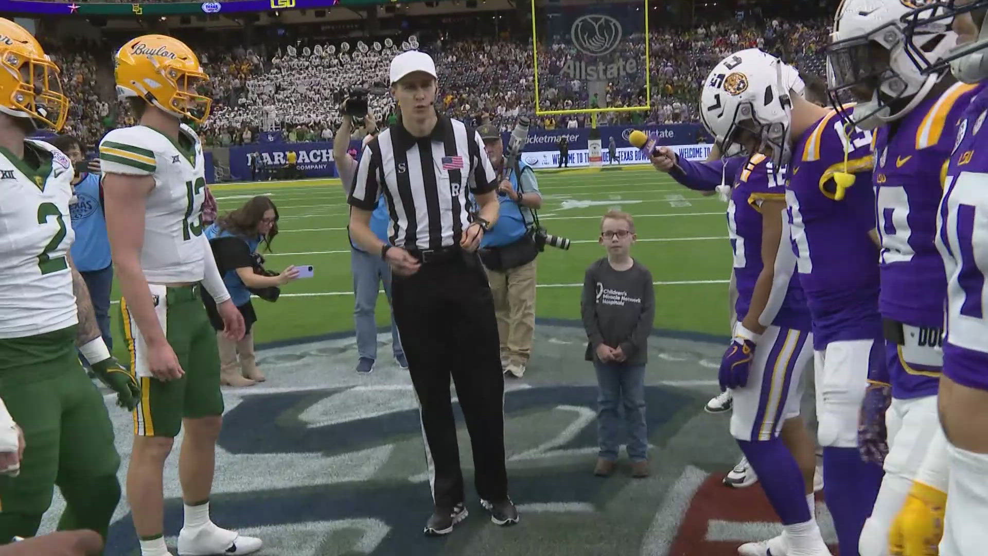 8-year-old cancer survivor honored with Texas Bowl coin toss | fox43.com