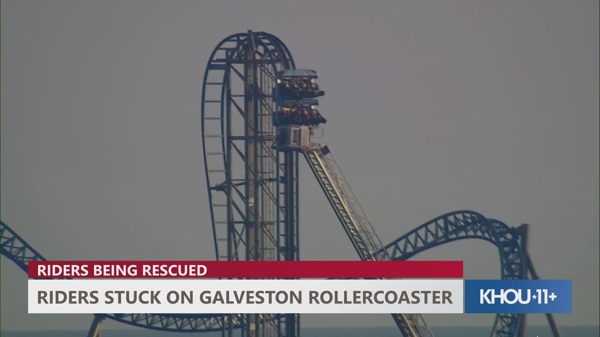 Riders being rescued from Texas roller coaster after they were stuck ...