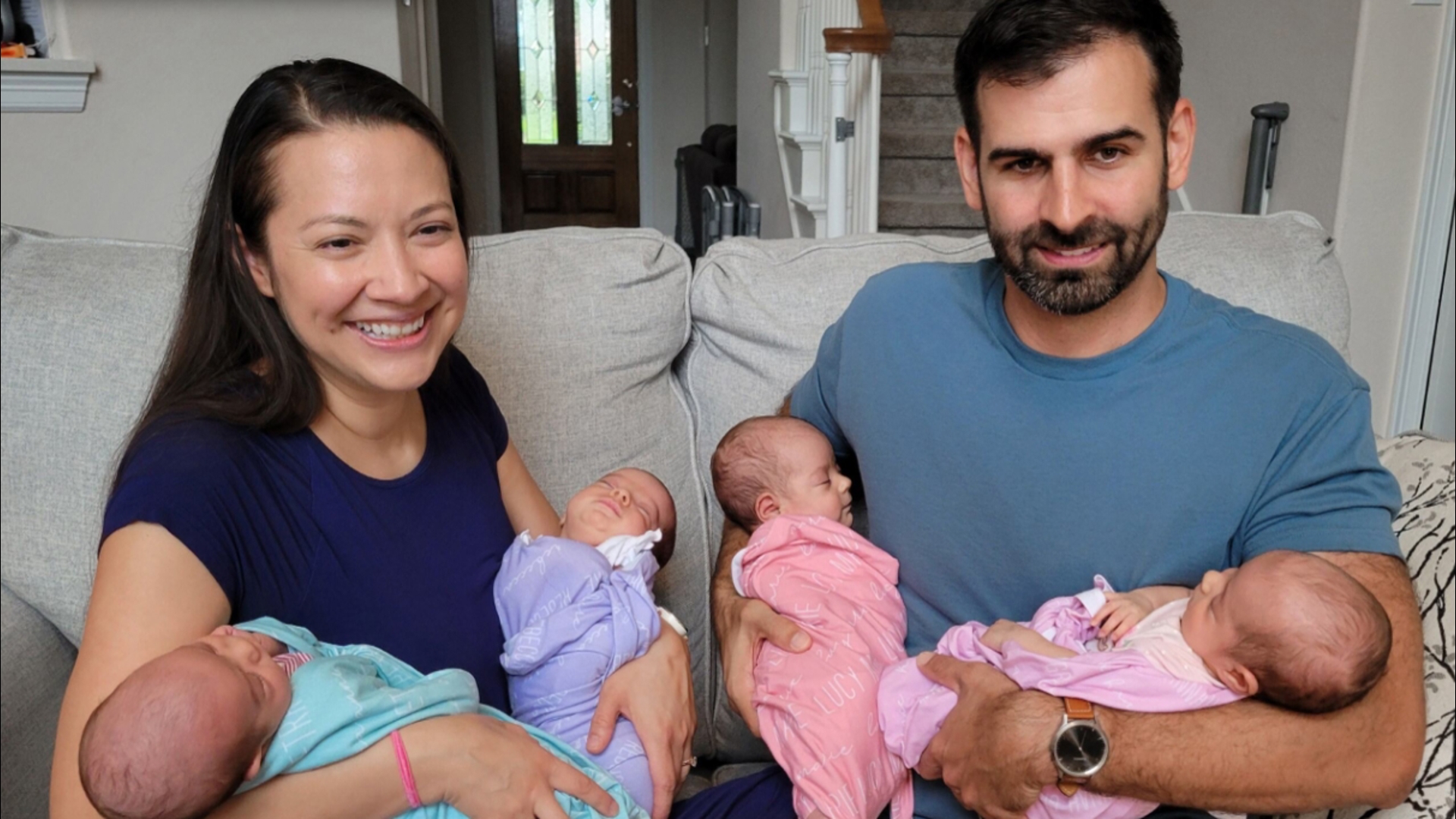 Identical quadruplets born at TCH in Houston | 10tv.com