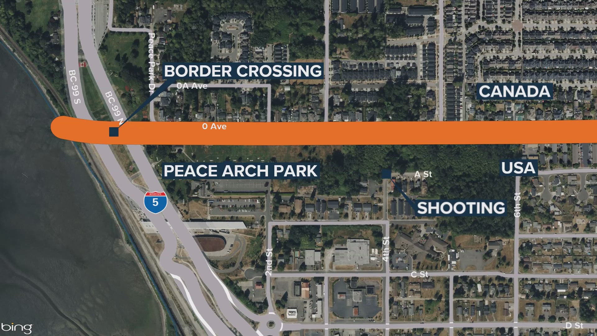 Border Patrol agent shoots, injures person in Blaine near Canadian ...
