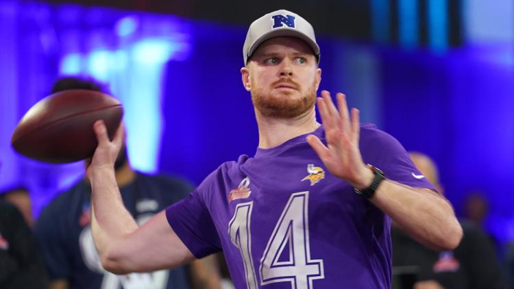 기자 회견에서 새로운 지수 Sam Darnold를 제출하는 Seahawks - dk metcalf 트레이드