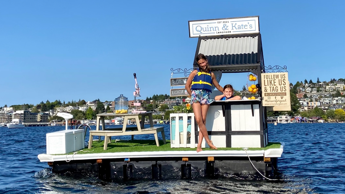 The floating lemonade stand on Seattle's Lake Union | 5newsonline.com