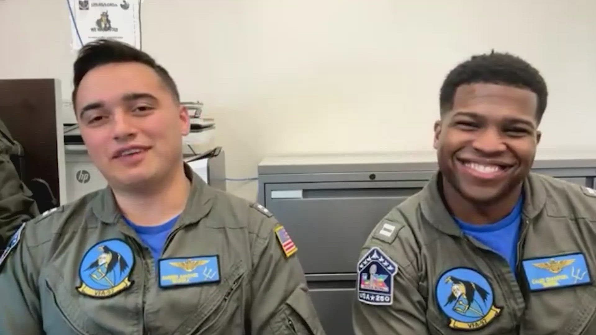 Navy, Air Force pilots make historic joint Super Bowl 60 flyover ...
