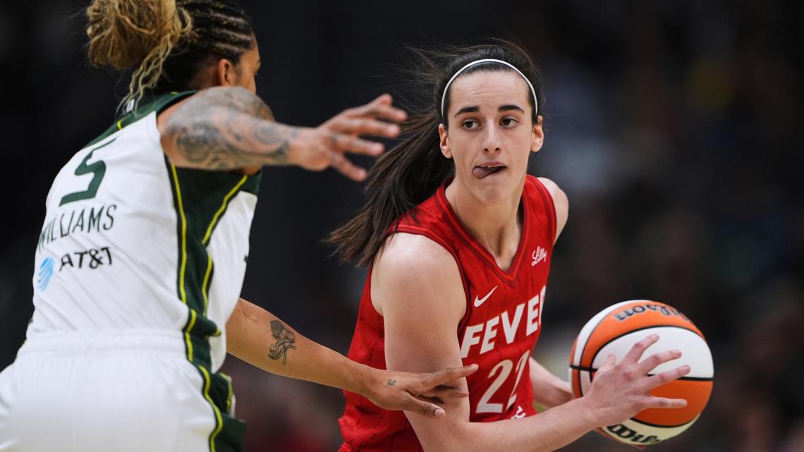 Caitlin Clark out for Fever's June 26 game vs. Sparks due to injury | Pregame Sound | 13Sports ...
