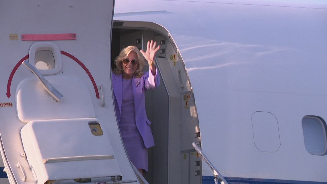 Jill Biden and the defense chief visit Alabama base | rocketcitynow.com