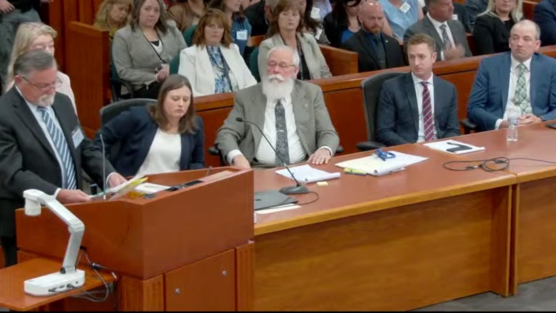 Mogen family attorney reads statement on behalf of Karen Laramie ...