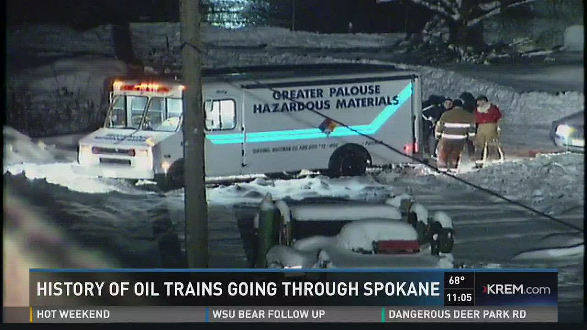 Oil train derailments rare in Spokane area | 10tv.com